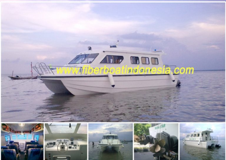 Speed Boat Katamaran 20 Penumpang Seri FBI.1032.KA | Jual Speed Boat ...